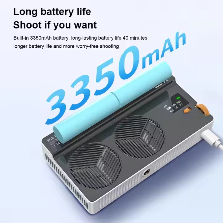 Mamen SL-PB 40R 40W RGB Full Color Led Video Light Lamp 2500K-9000K ...