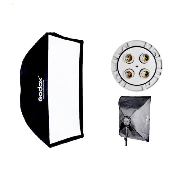 Godox TL-04 bulb Holder with SoftBox - Khawaja Photos