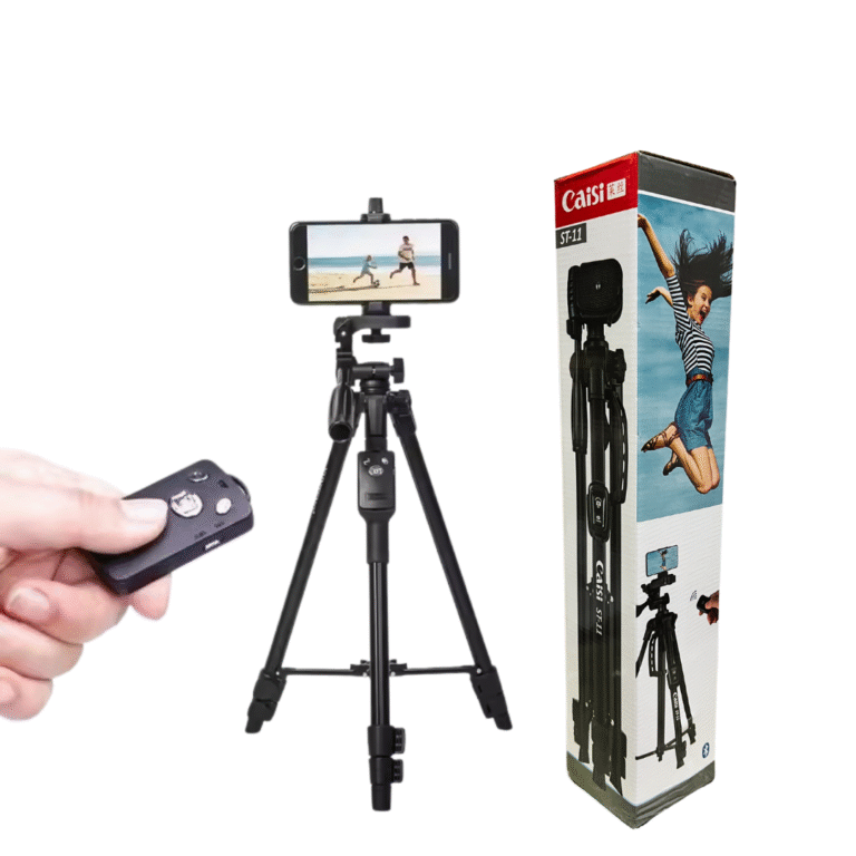 Caisi ST-11 Mobile & Camera Tripod With VIP Mobile Holder and Shutter ...