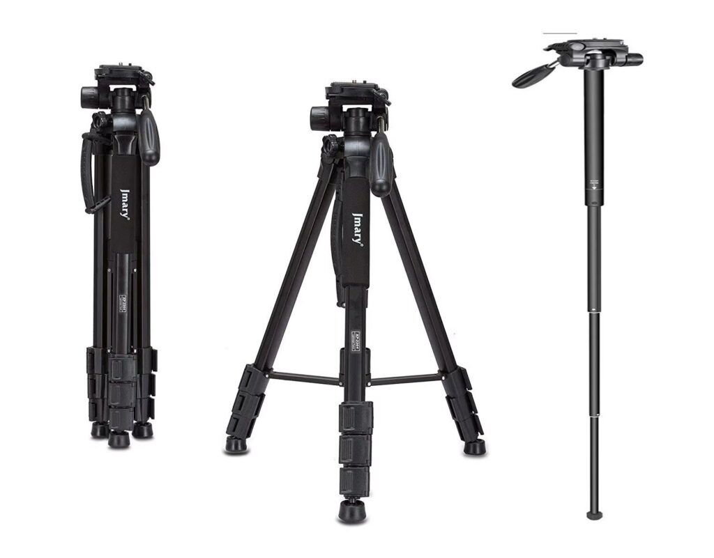 Jmary KS355+HG60 DSLR Camera 2-in-1 Monopod Tripod 360 Degree Panoramic ...